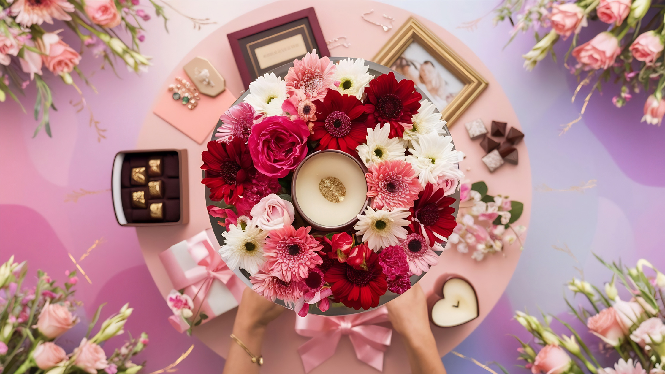 Detalles Inigualables para Cumpleaños con Magenta Flores